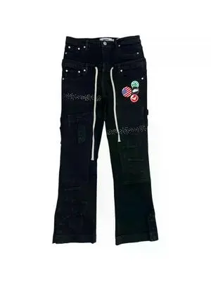 DUAA Panelled Jeans - Black