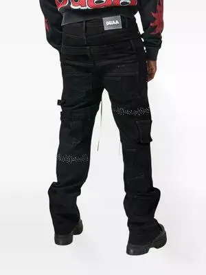 DUAA Panelled Jeans - Black