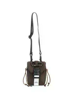 A.p.c. Flap Climbing Rope Messenger Bag - Brown