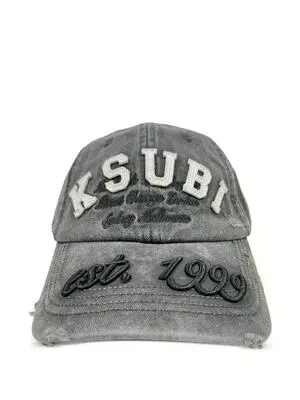 Ksubi Duke Embroidered Baseball Cap - Grey