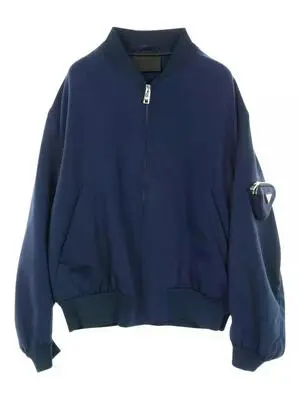 Prada Logo-plaque Bomber Jacket