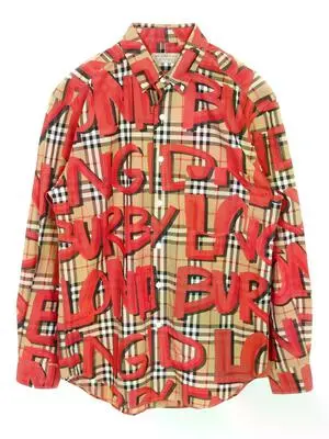 Burberry 2010s Graffiti-print Shirt