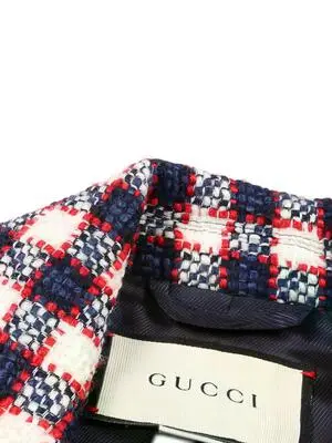 Gucci 2010s Tweed Check Jacket