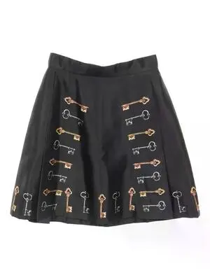 Dolce & Gabbana 2010s Key Pattern Mini Skirt