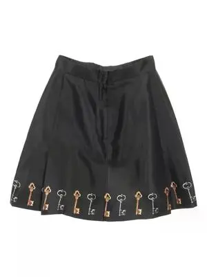 Dolce & Gabbana 2010s Key Pattern Mini Skirt
