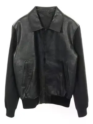 LOUIS VUITTON 2010s Monogram Leather Jacket