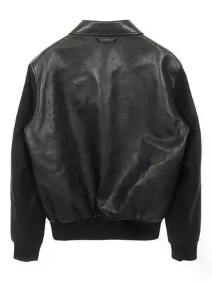 LOUIS VUITTON 2010s Monogram Leather Jacket