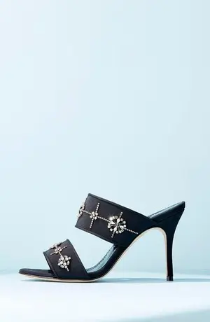 Manolo Blahnik Ralota Embellished Sandal