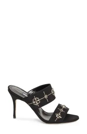 Manolo Blahnik Ralota Embellished Sandal