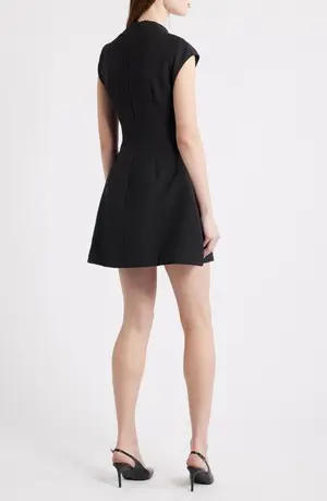 Oddmuse The Ultimate Muse Cap-sleeve Mini Dress