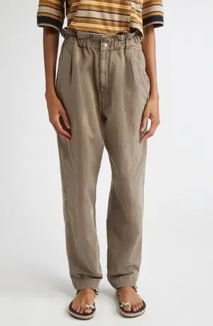 Isabel Marant Neriah Cotton & Linen Pants