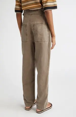 Isabel Marant Neriah Cotton & Linen Pants
