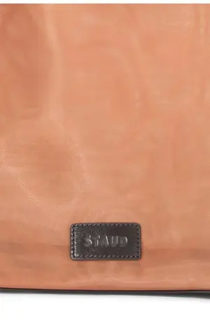 Staud Large Christos Mesh Tote - Camel