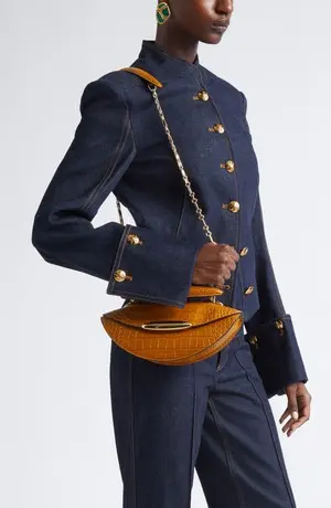Zimmermann Wavelength Top Handle Bag - Mustard