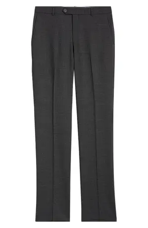 Berle Saxony Thatch Weave Wool-blend Dress Pants