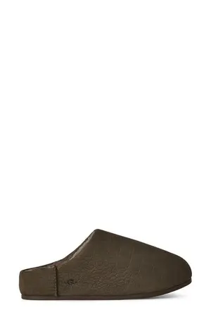 UGG Elea Croc Embossed Suede Slipper