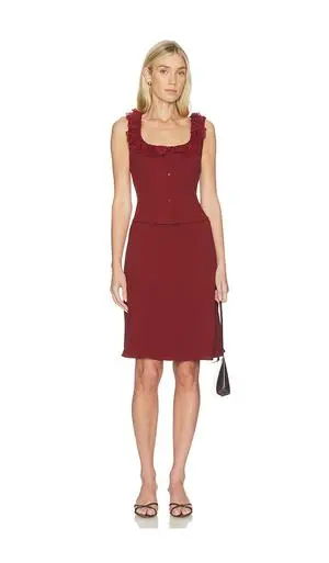 Astr The Label Sleeveless Top With Lace Trim