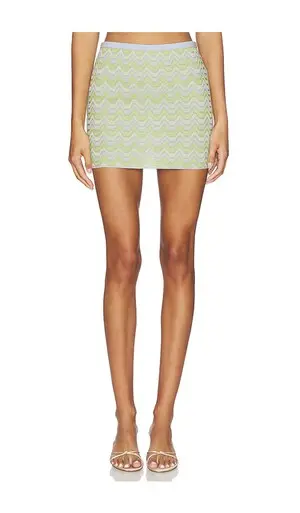 Devon Windsor Lane Mini Skirt - Green