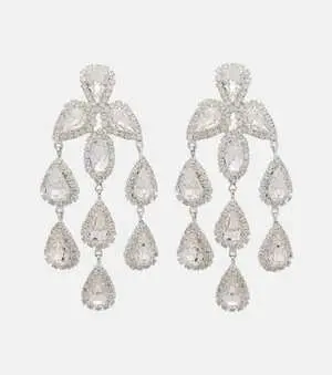 Magda Butrym Crystal-embellished Drop Earrings - Silver