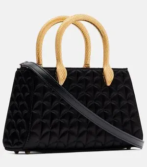 BVLGARI Serpentine Duette Top-handle Bag - Black