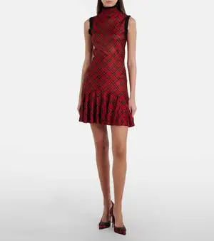 Alexander McQueen Skull Tartan Pumps - Red