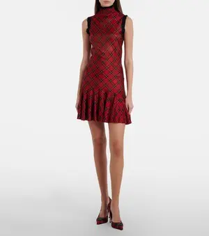 Alexander McQueen Skull Tartan Pumps - Red