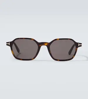 TOM FORD Joey Square Sunglasses - Brown