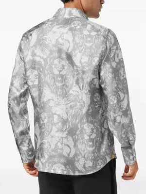 BILLIONAIRE Lion-print Shirt