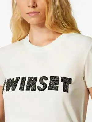 TWINSET Logo Patch T-shirt