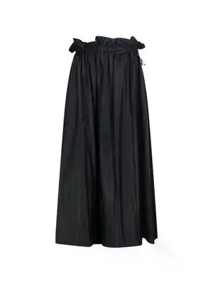 JIL SANDER Ruffled Drawstring Midi Skirt