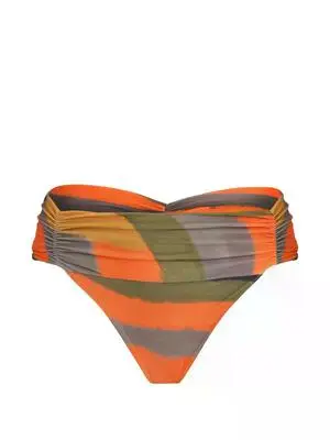 LYGIA & NANNY Gathered Bikini Bottom - Orange