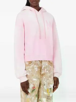 Moschino Long-sleeve Hooded Sweater With Logo Detail