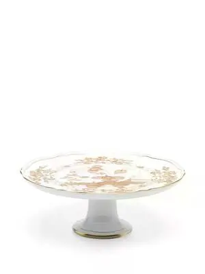 GINORI 1735 Floral-print Cake Stand - White