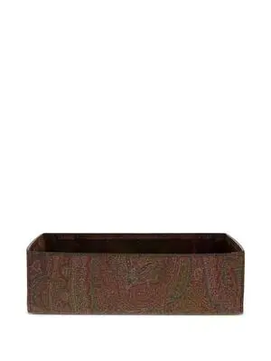Etro Paisley Trinket Boxes - Brown