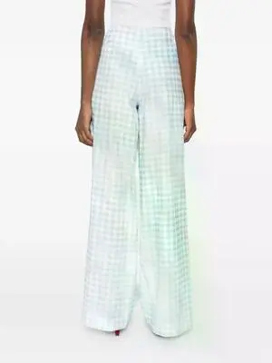 Ermanno Scervino Gingham-pattern Trousers