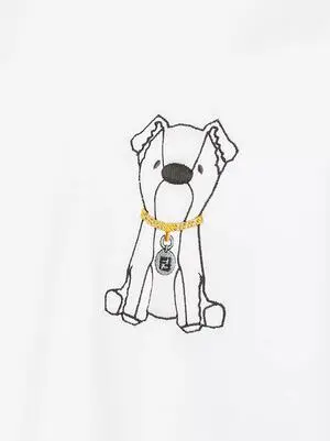 Fendi Dog Graphic T-shirt