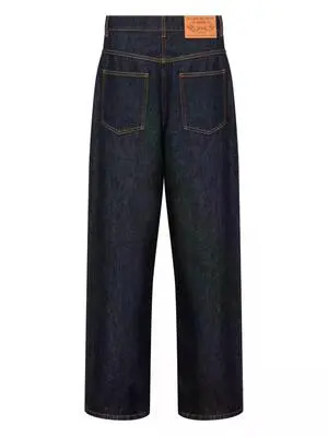 Moschino Stitching Cotton Jeans