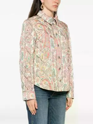 Etro Paisley-print Puffer Jacket - Neutrals