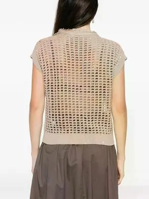 Peserico Open-knit Top