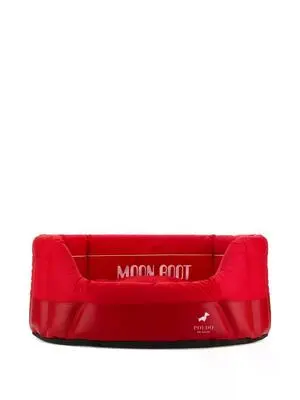 POLDO DOG COUTURE X Moon Boot Padded Dog Bed - Red