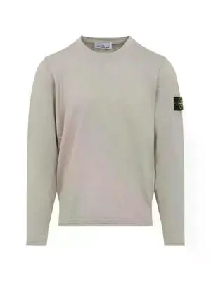Stone Island Logo-patch Crew-neck Sweater