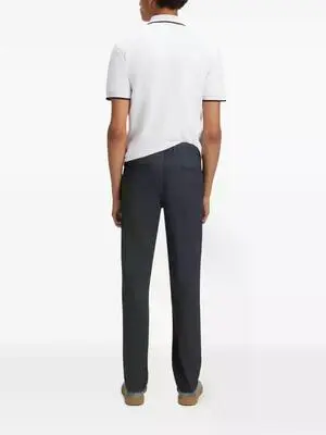 BOSS Textured Trousers - Blue