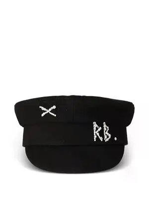 Ruslan Baginskiy Embellished Cap - Black