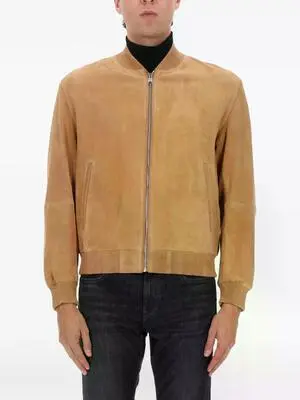 BOSS Zip-up Leather Jacket