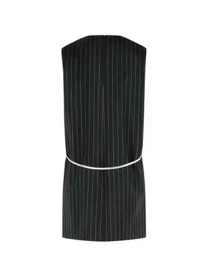 Sportmax Domoni Striped Mini Dress