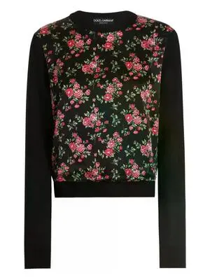 Dolce & Gabbana Floral Print Sweater