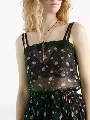 Dolce & Gabbana Floral Lace Tank Top