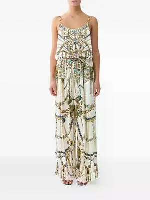 Camilla Chain-print Jumpsuit