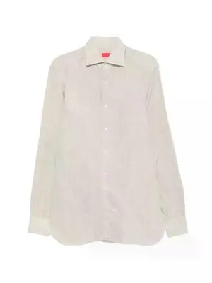 Isaia Buttoned Long-sleeve Shirt