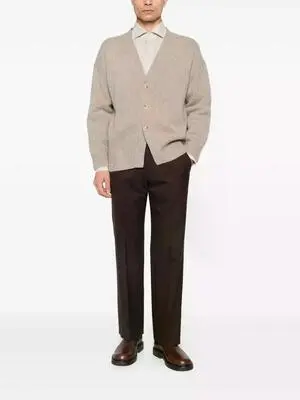 Isaia Buttoned Long-sleeve Shirt